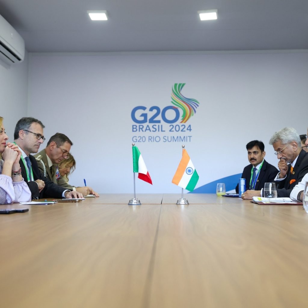 PM Narendra Modi Met Italy Prime Minister Giorgia Meloni At The G20 ...