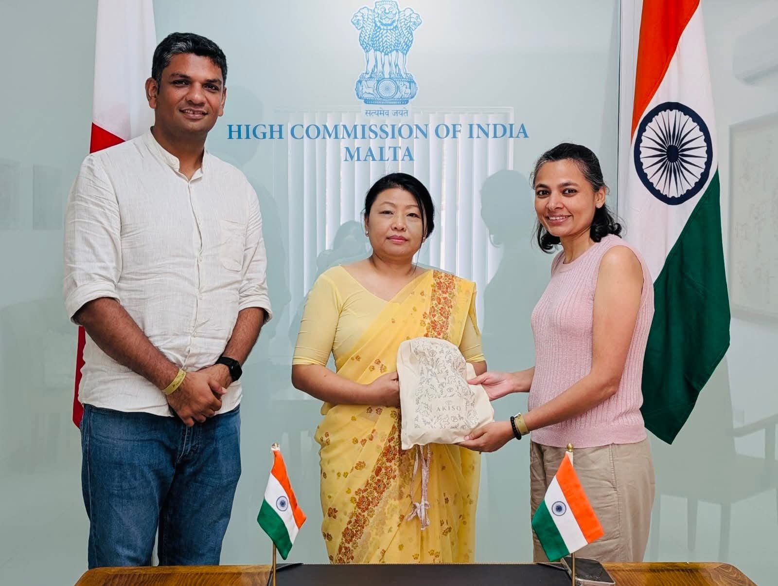 Gloria Gangte Meets Akiso Founders, Praises Their Work in Promoting ...